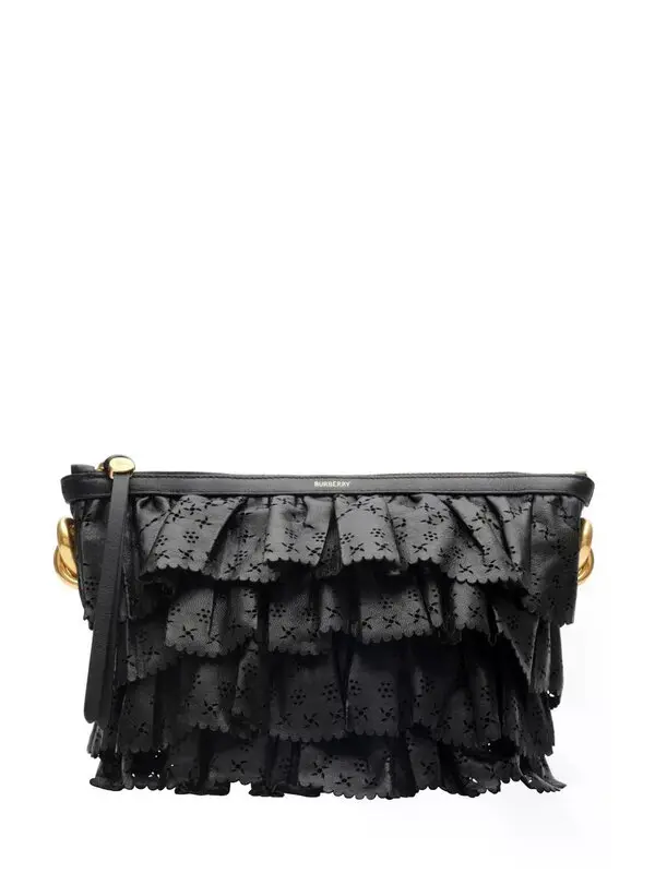 Burberry Mini Ruffle Bag - Black