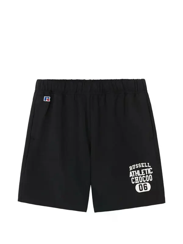 CHOCOOLATE Patch-pocket Track Shorts - Black