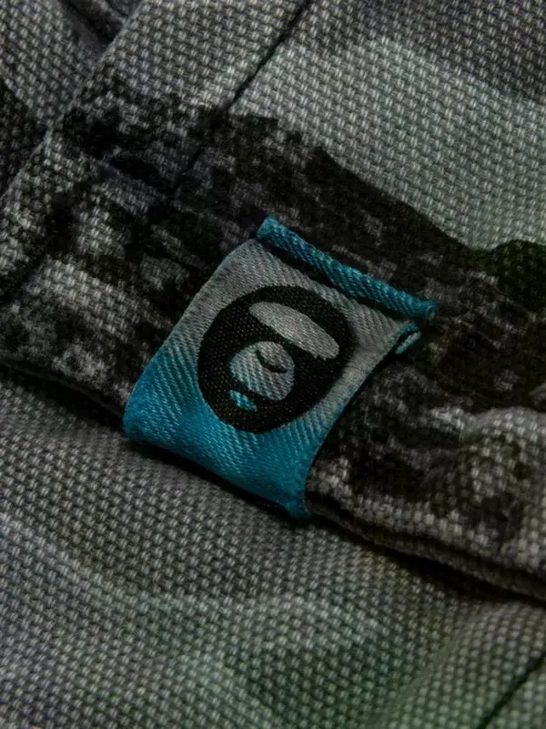AAPE BY *A BATHING APE Camouflage Flap-pocket Trousers