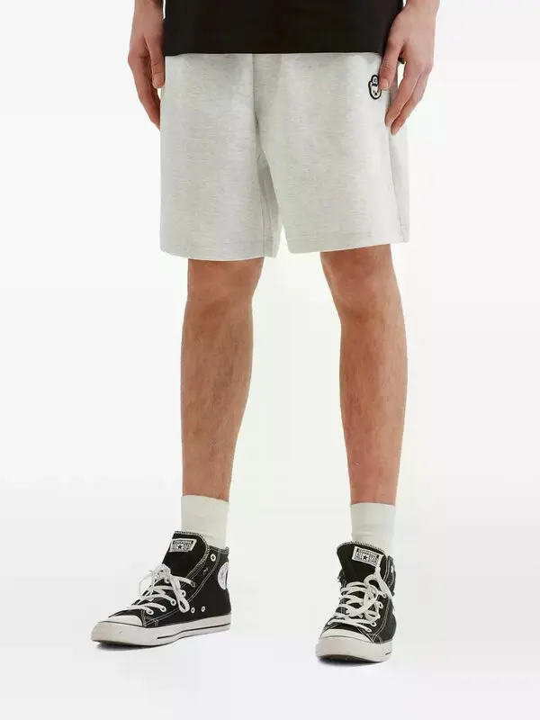 CHOCOOLATE Bear-motif Track Shorts - Grey
