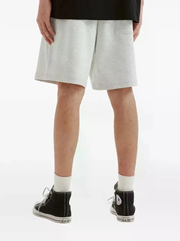 CHOCOOLATE Bear-motif Track Shorts - Grey