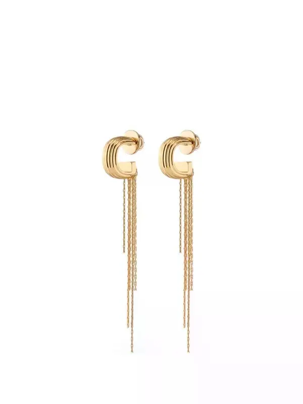 Demarson Reese Chain Drop Earrings - Gold