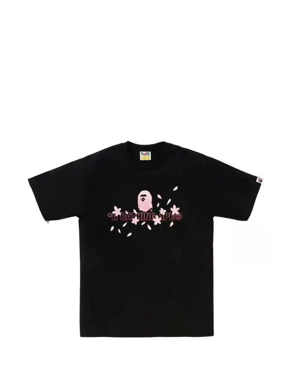 A BATHING APE Floral-print T-shirt