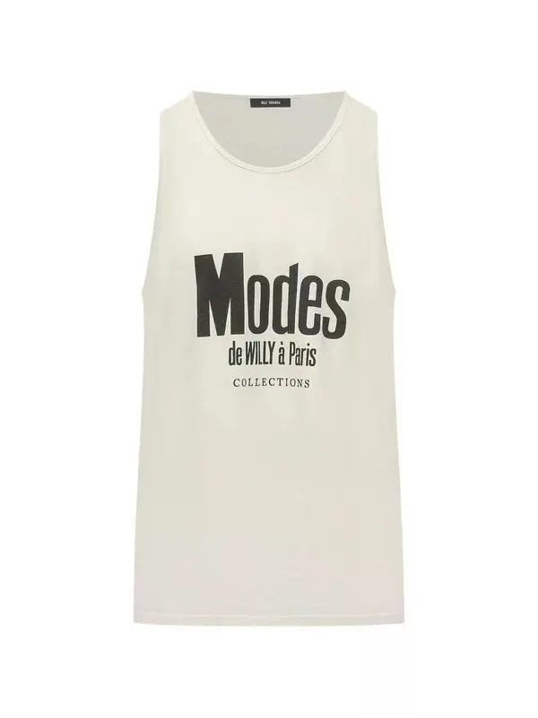 WILLY CHAVARRIA Modes De Willy Tank Top - Neutrals