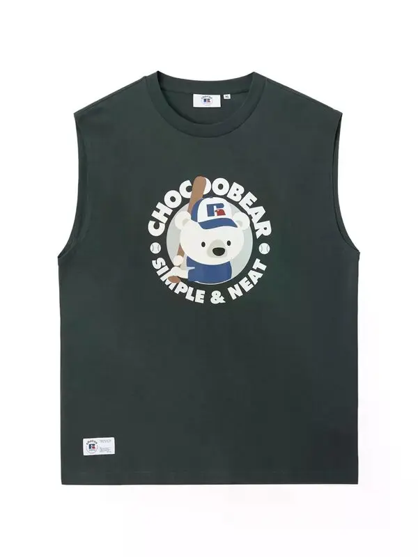 CHOCOOLATE Graphic-print Tank Top - Green