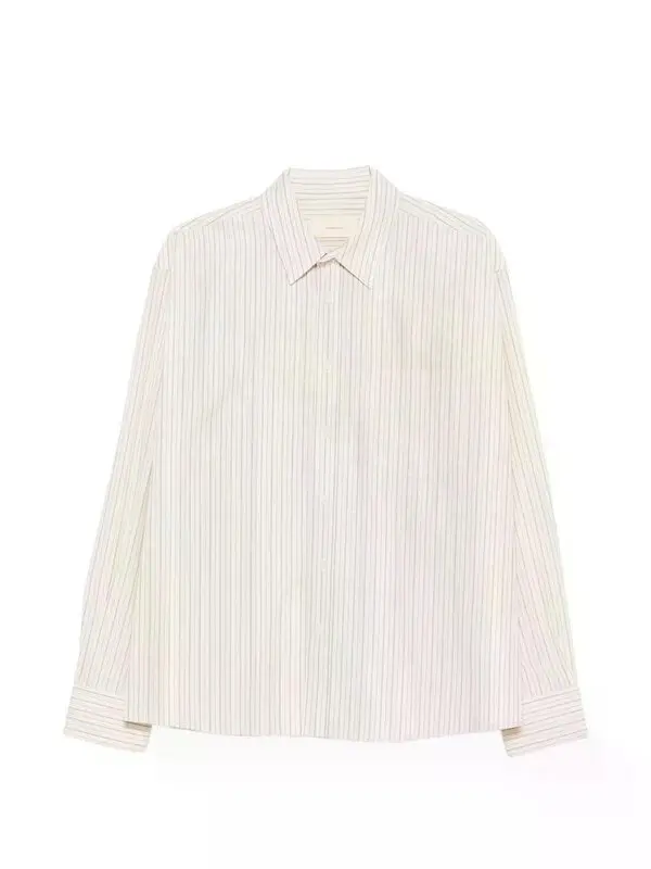 JEANERICA Byron Striped-pattern Shirt - Neutrals