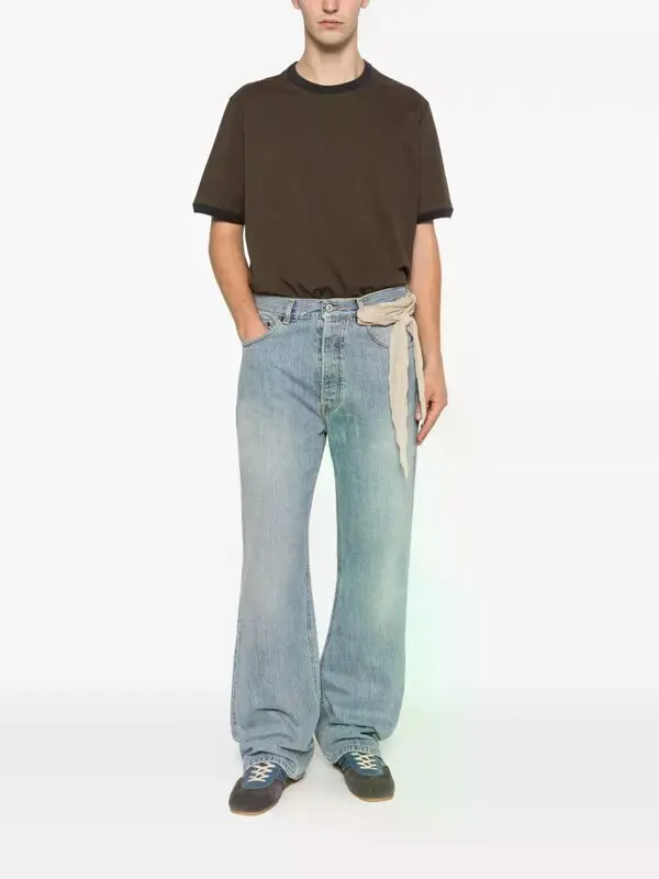 JEANERICA Contrast-trim T-shirt