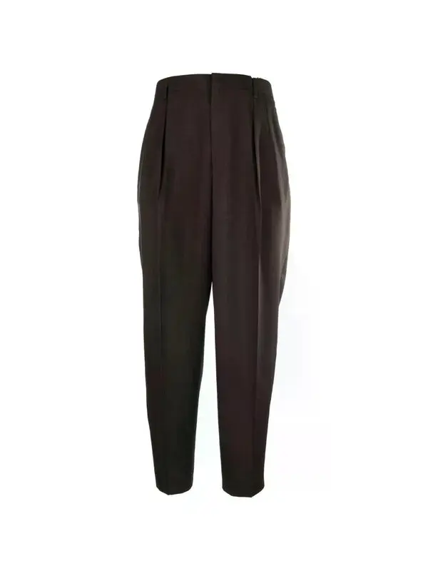 CELLAR DOOR Pleated Trousers - Brown