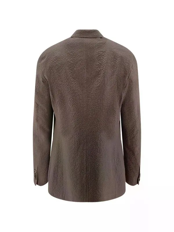 Tagliatore Seersucker-textured Jacket