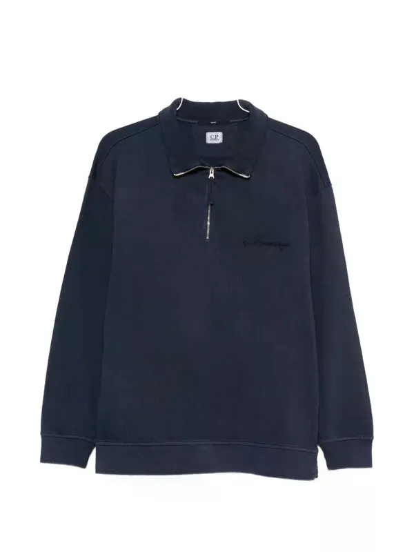 C.P. COMPANY Zip-fastening Sweatshirt - Blue