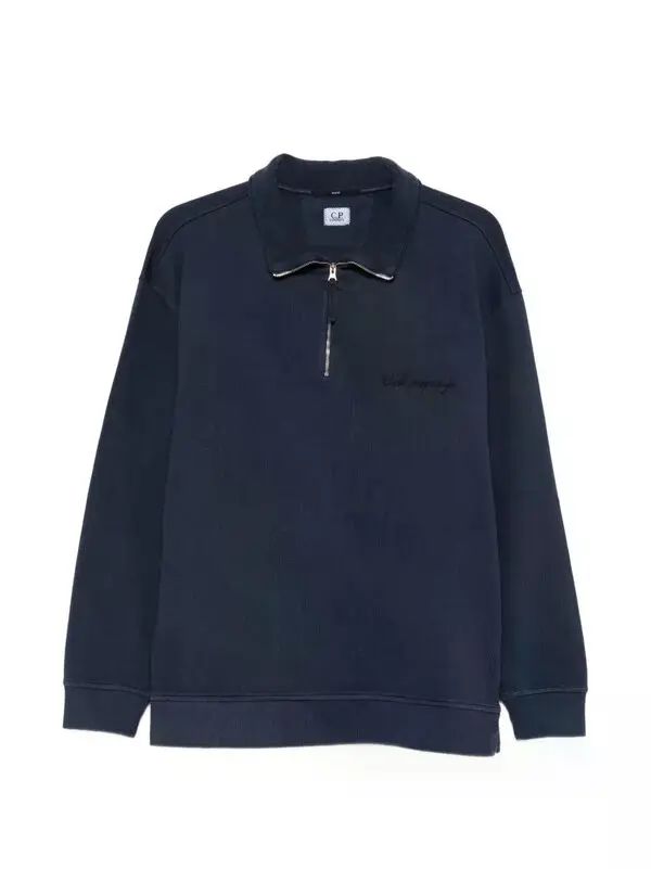 C.P. COMPANY Zip-fastening Sweatshirt - Blue