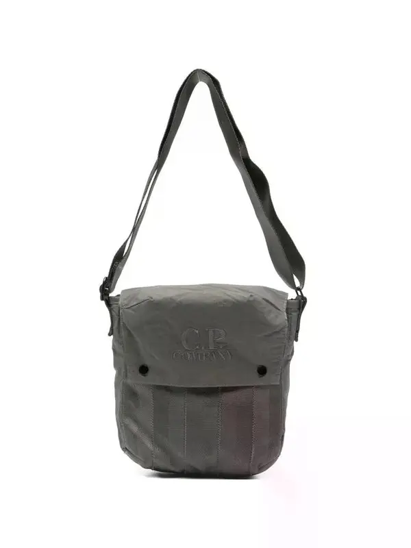 C.P. COMPANY Plain Paper Touch Messenger Bag - Grey