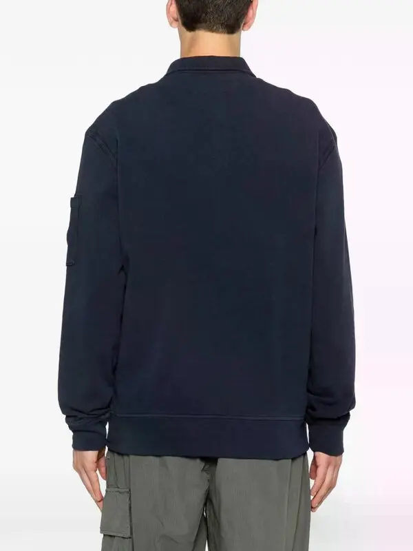 C.P. COMPANY Zip-fastening Pocket Sweatshirt - Blue
