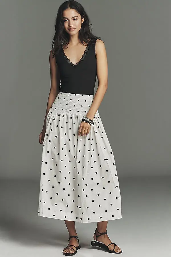 Anthropologie Lace-trim Bodysuit
