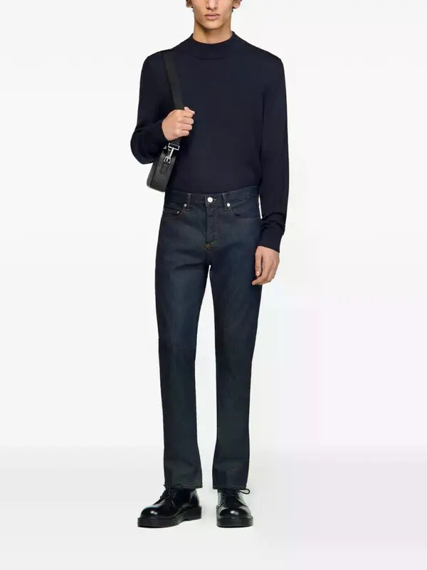 Sandro Raw Slim-fit Jeans - Blue