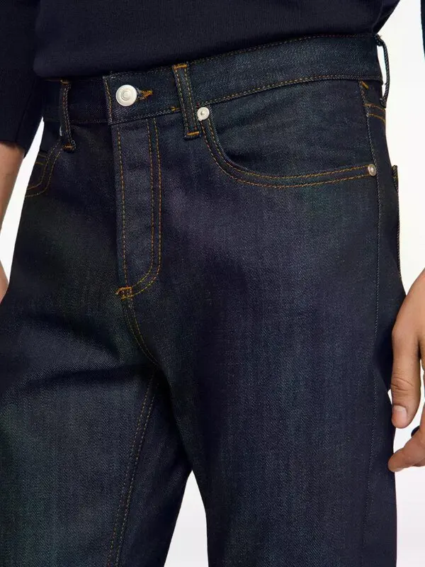 Sandro Raw Slim-fit Jeans - Blue