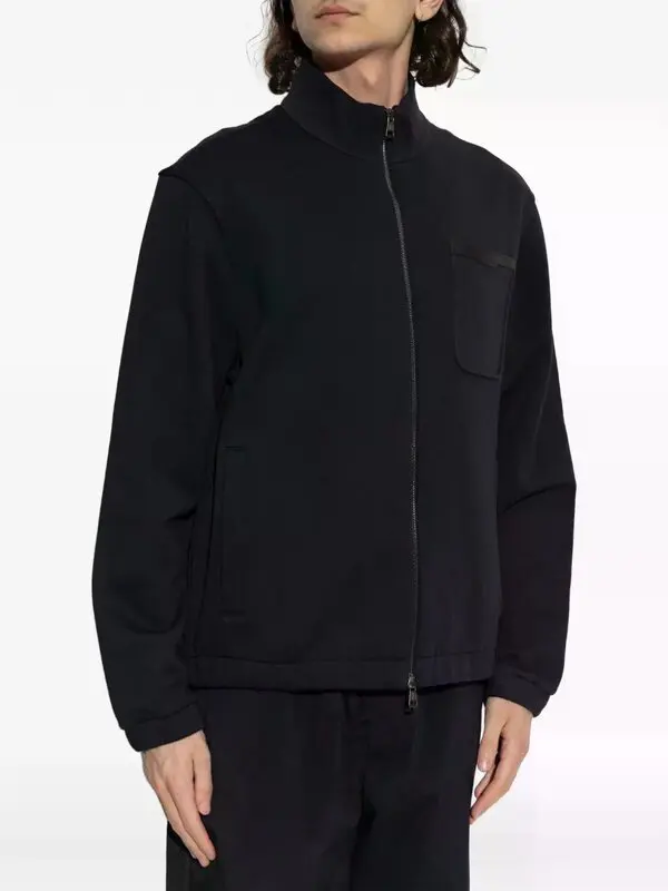 Moncler Logo-patch Zip Up Sweatshirt