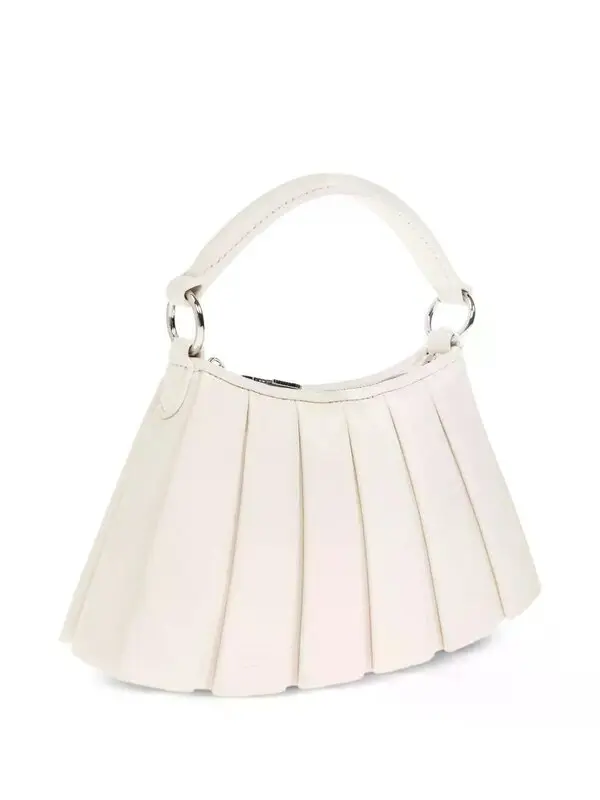 Lacoste Lenglen Pleated Tote - White