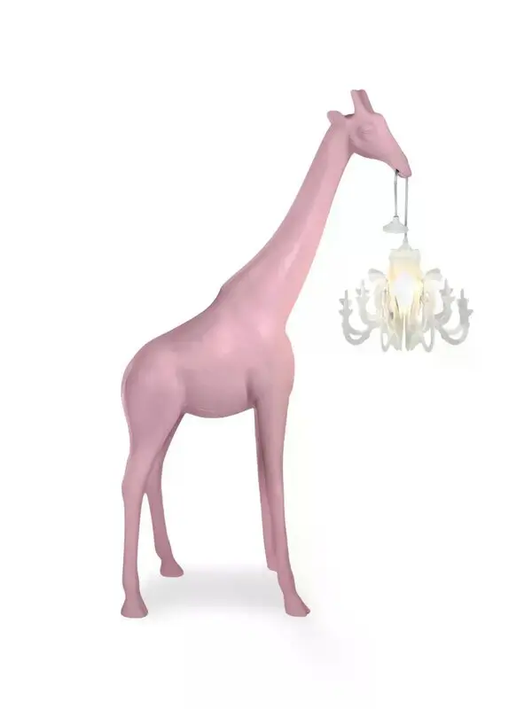 QEEBOO Giraffe In Love Xs Floor Lamp - Pink