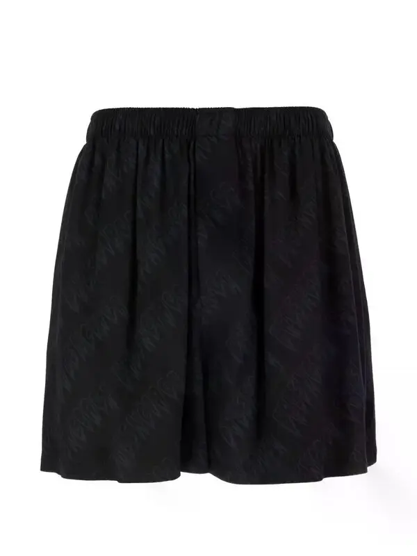 Balenciaga Elasticated Pattern Bermuda Shorts