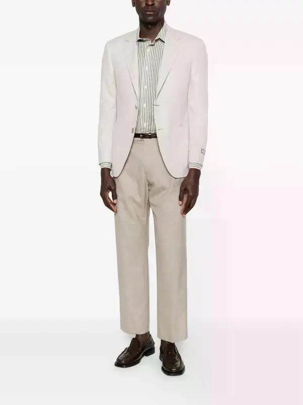 GREYED Albert Pleated Trousers - Neutrals