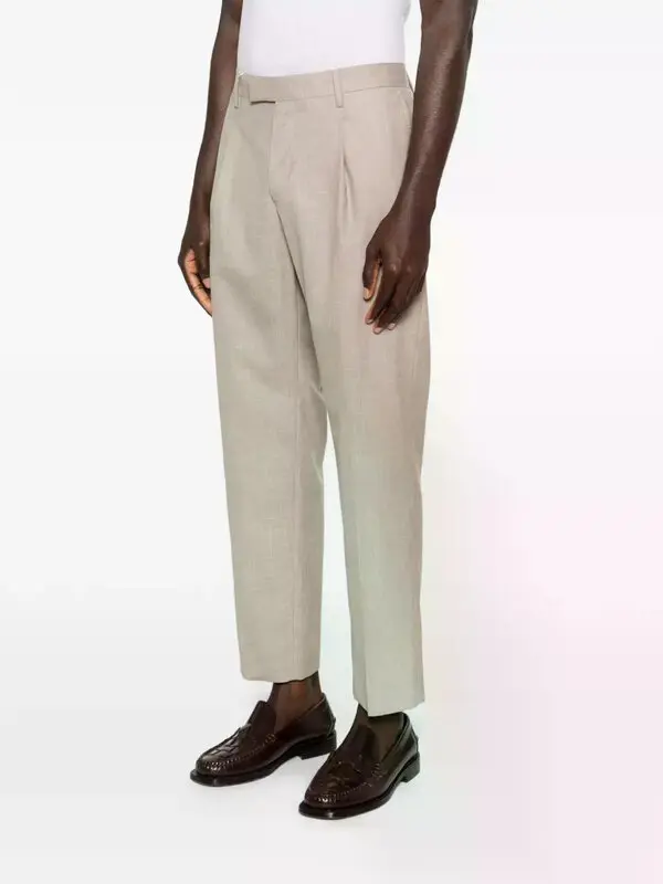 GREYED Albert Pleated Trousers - Neutrals