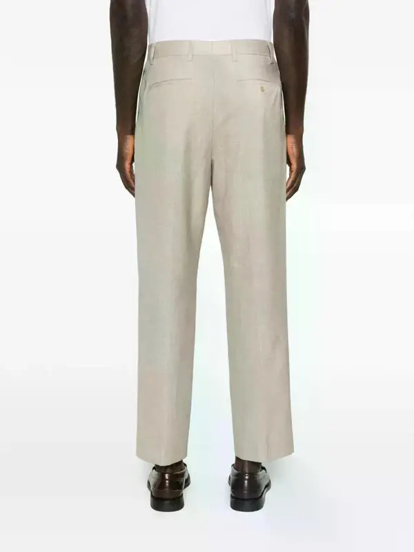 GREYED Albert Pleated Trousers - Neutrals