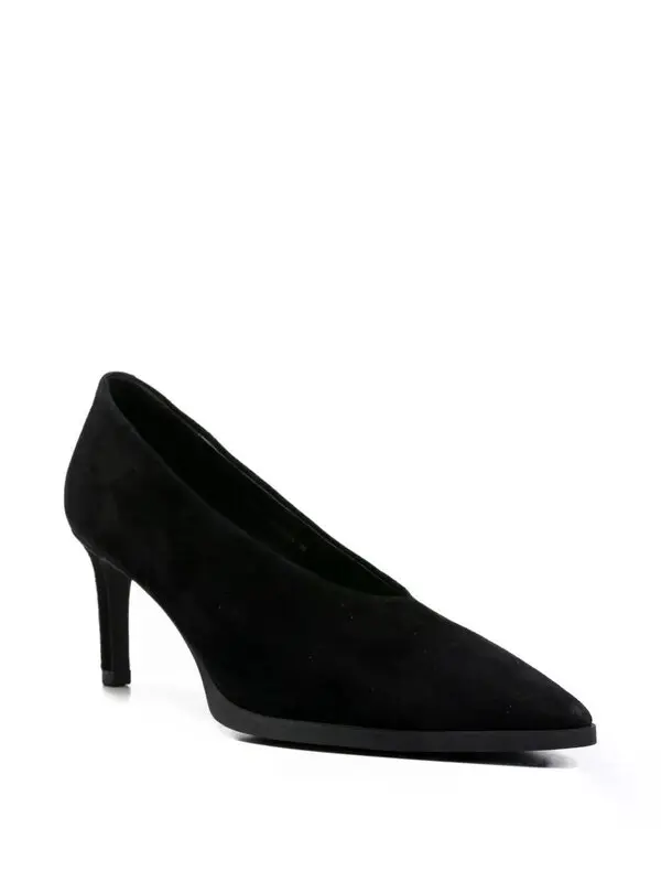 ADRIANNA FERETTI Suede Pointed Toe Pumps