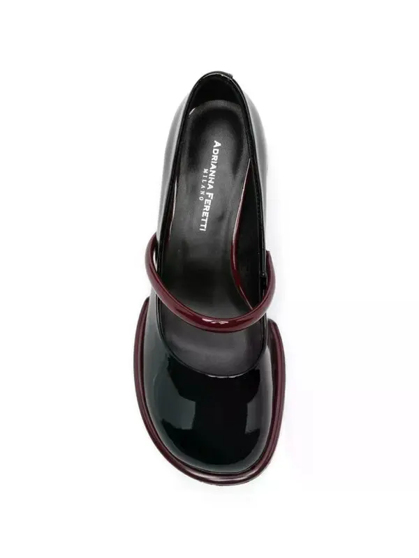 ADRIANNA FERETTI Round-toe Pumps