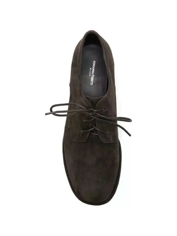 ADRIANNA FERETTI Suede Derby Shoes