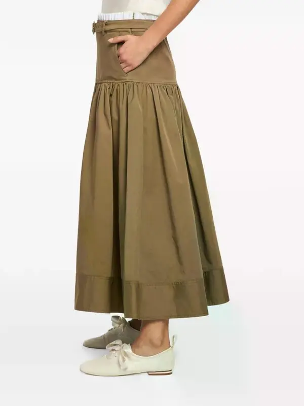 Cinq À Sept Gathered Belted Skirt