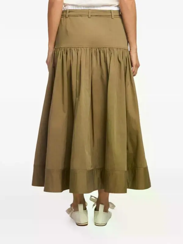 Cinq À Sept Gathered Belted Skirt