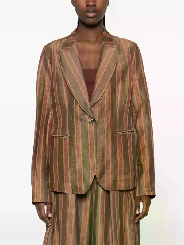UMA WANG Karon Striped Blazer