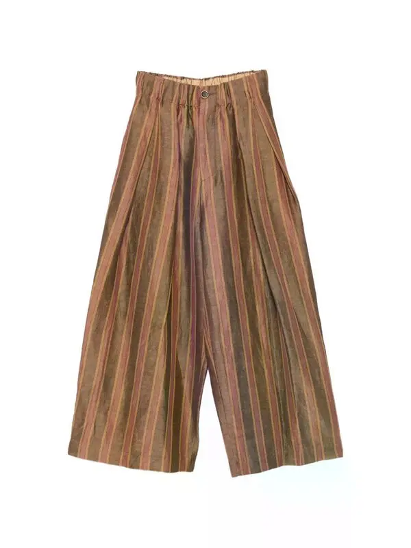 UMA WANG Striped Palazzo Pants