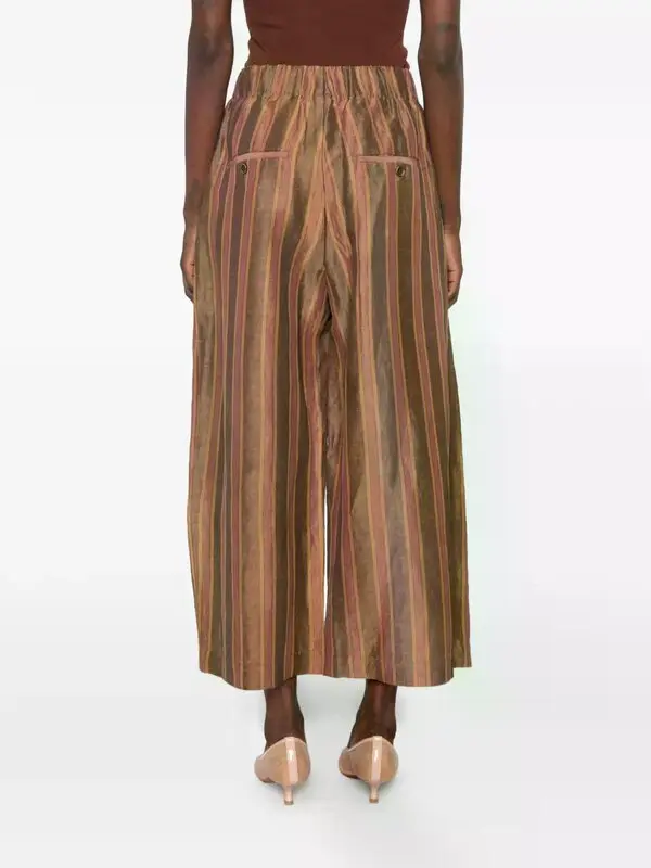 UMA WANG Striped Palazzo Pants