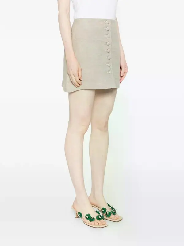 LIBEROWE Buttoned Mini Skirt