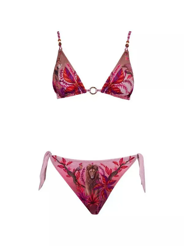 PIN-UP STARS Floral-print Bikini - Pink