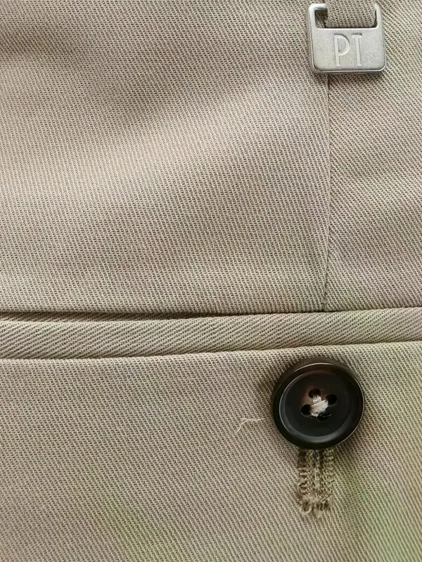 PT TORINO Button Trousers - Neutrals