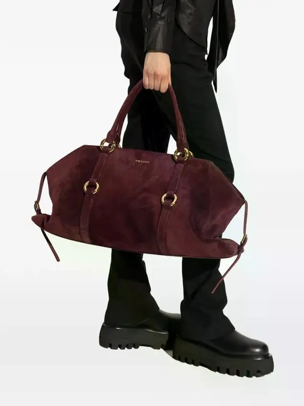 Alexander McQueen Ring-detail Holdall - Red