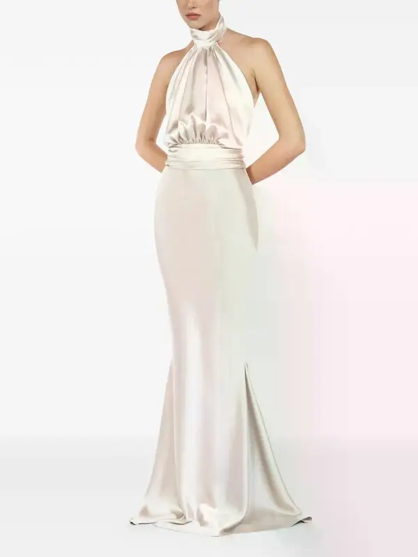 ALEXIA & ANTONIA Bias-cut Maxi Skirt