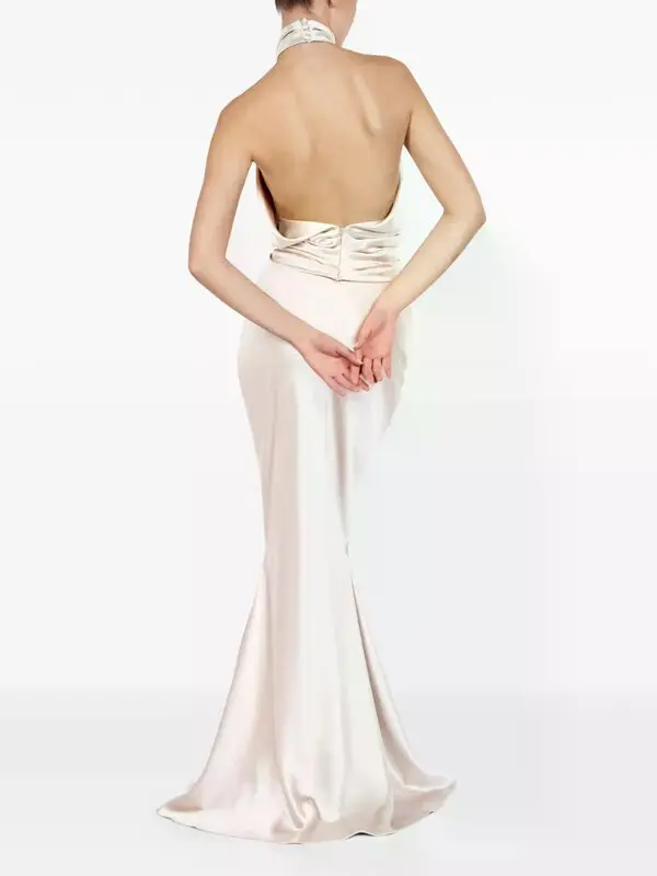 ALEXIA & ANTONIA Bias-cut Maxi Skirt