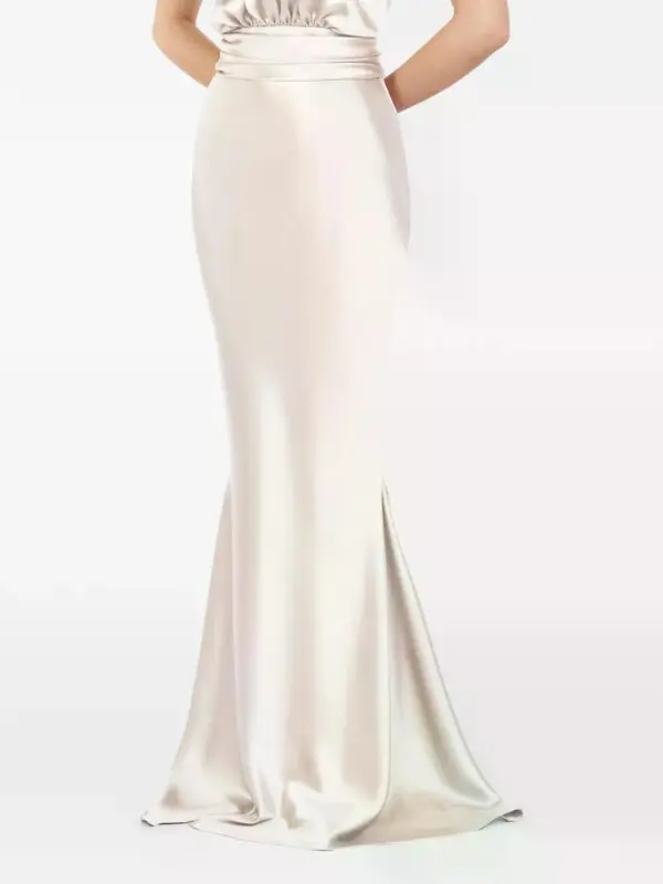 ALEXIA & ANTONIA Bias-cut Maxi Skirt