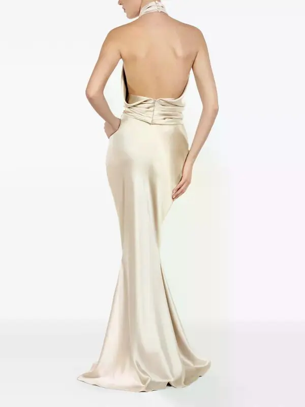 ALEXIA & ANTONIA Bias-cut Maxi Skirt