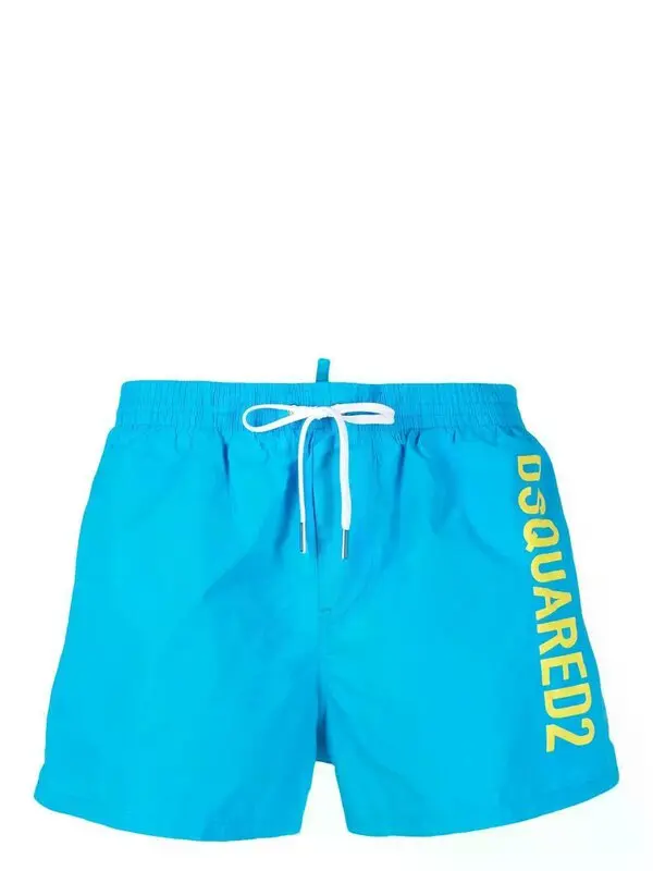 Dsquared2 Logo-print Swim Shorts - Blue