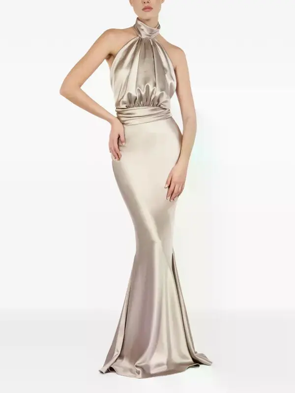 ALEXIA & ANTONIA Bias-cut Maxi Skirt