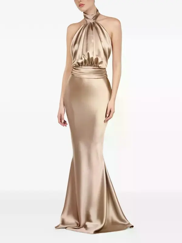 ALEXIA & ANTONIA Bias-cut Maxi Skirt