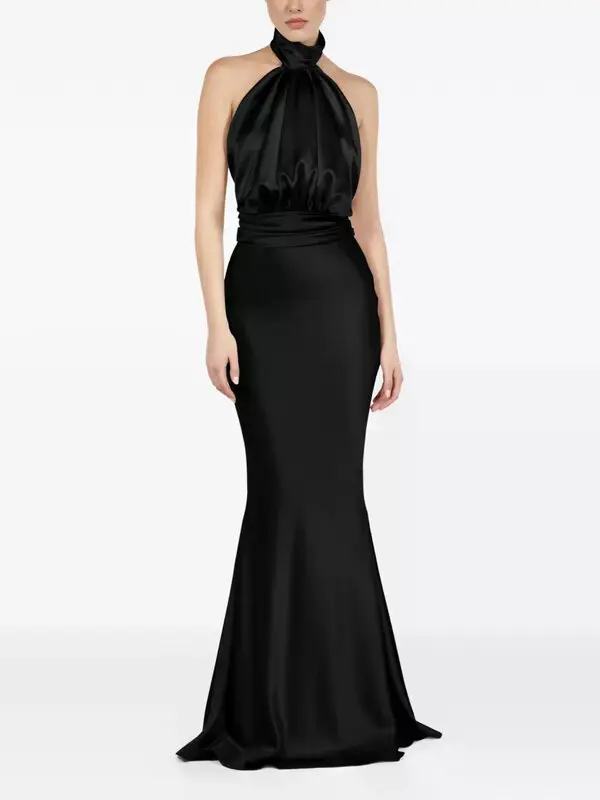 ALEXIA & ANTONIA Bias-cut Maxi Skirt