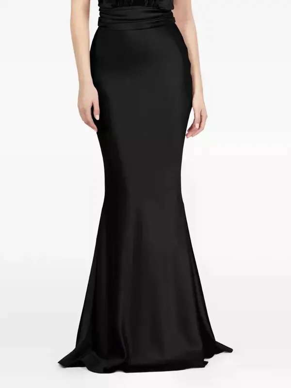 ALEXIA & ANTONIA Bias-cut Maxi Skirt