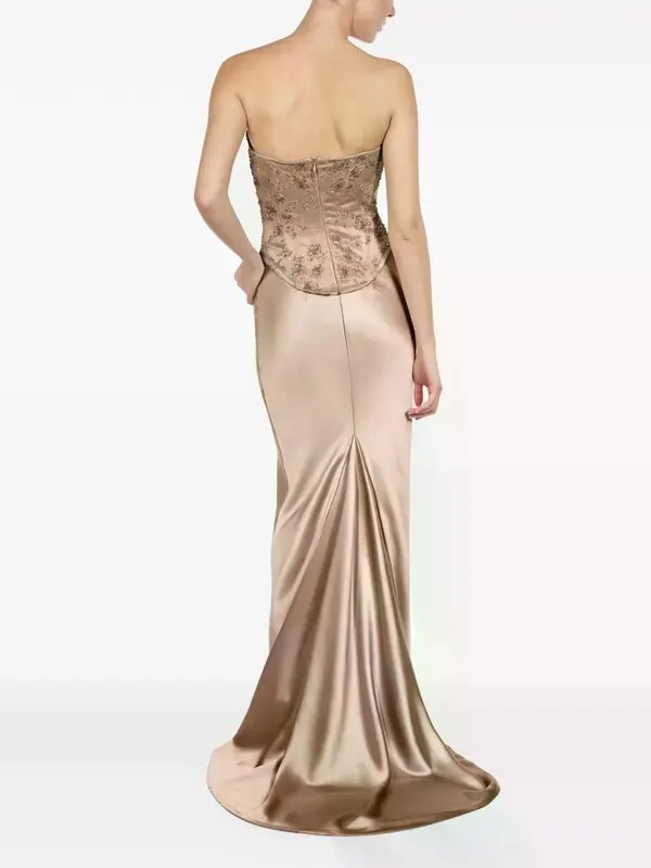 ALEXIA & ANTONIA Bias-cut Maxi Skirt