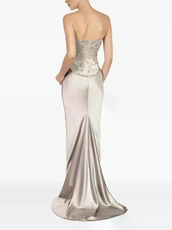 ALEXIA & ANTONIA Bias-cut Maxi Skirt